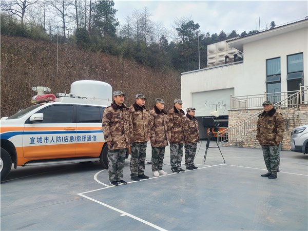 苦练技能强战斗 磨炼意志斗严寒——市国动办扎实开展第四季度通信业务训练考核 宣城市国防动员办公室（宣城市人民防空办公室）